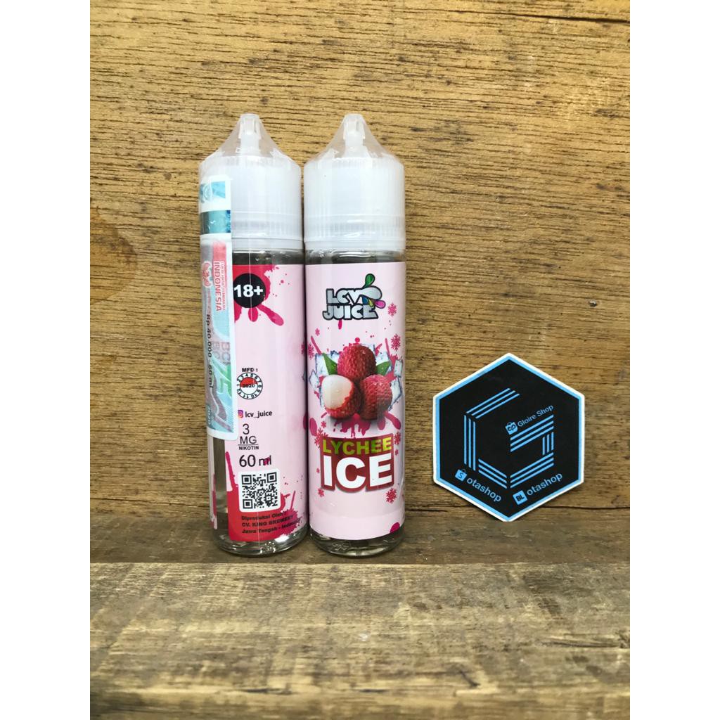 Jual Lcv Juice Lychee Ice by King Brewery 60ml 3mg liquid vape pita ...