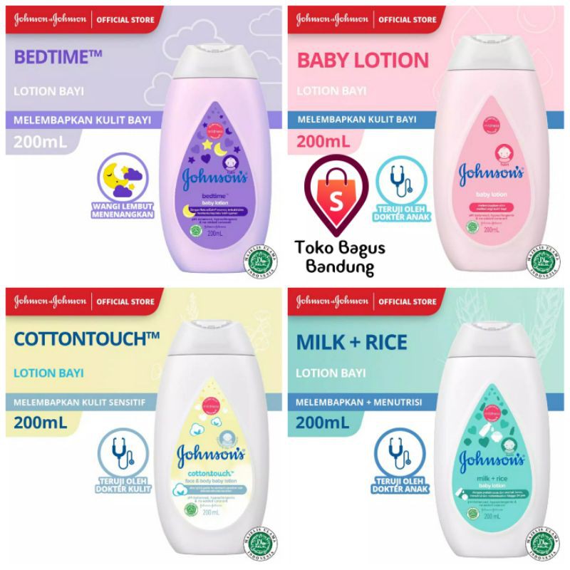 Jual Johnson Baby Lotion 200ml | Shopee Indonesia