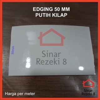 Jual Edging HPL 188 50 mm Putih Glossy / Kilap 290 Doff Solid taco PVC ...