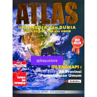 Jual BUKU PETA JUMBO PETA ATLAS INDONESIA DAN DUNIA UKURAN BESAR JUMBO ...