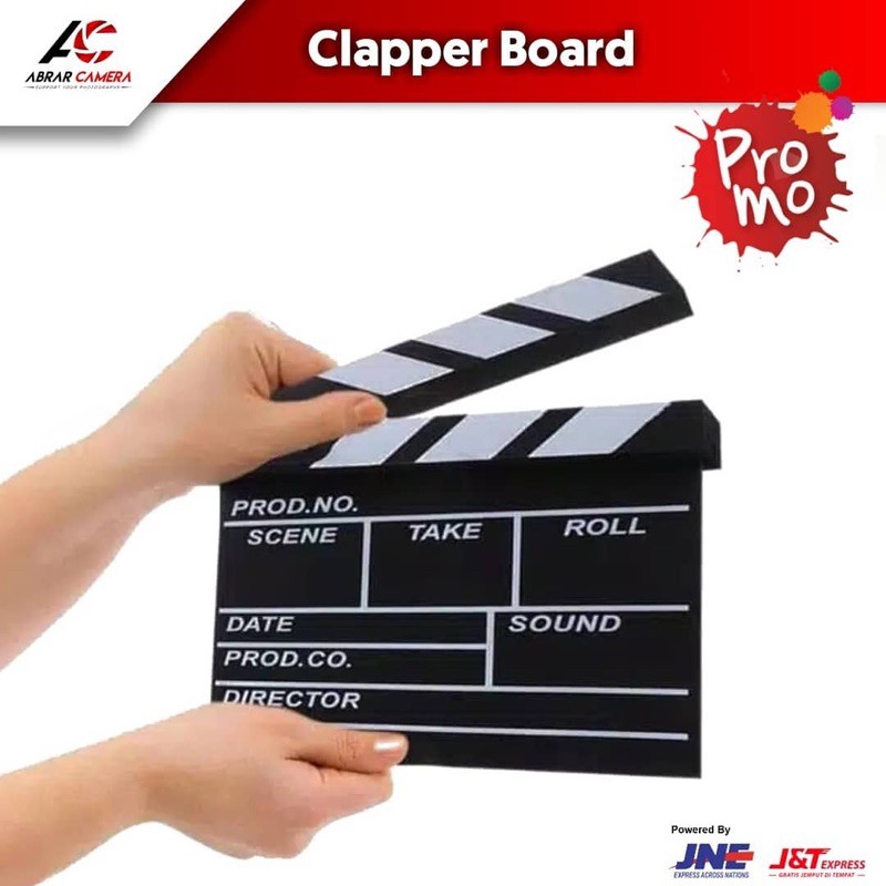 Jual Papan Kamera Roll Action Woopower Profesional Clapper Board ...