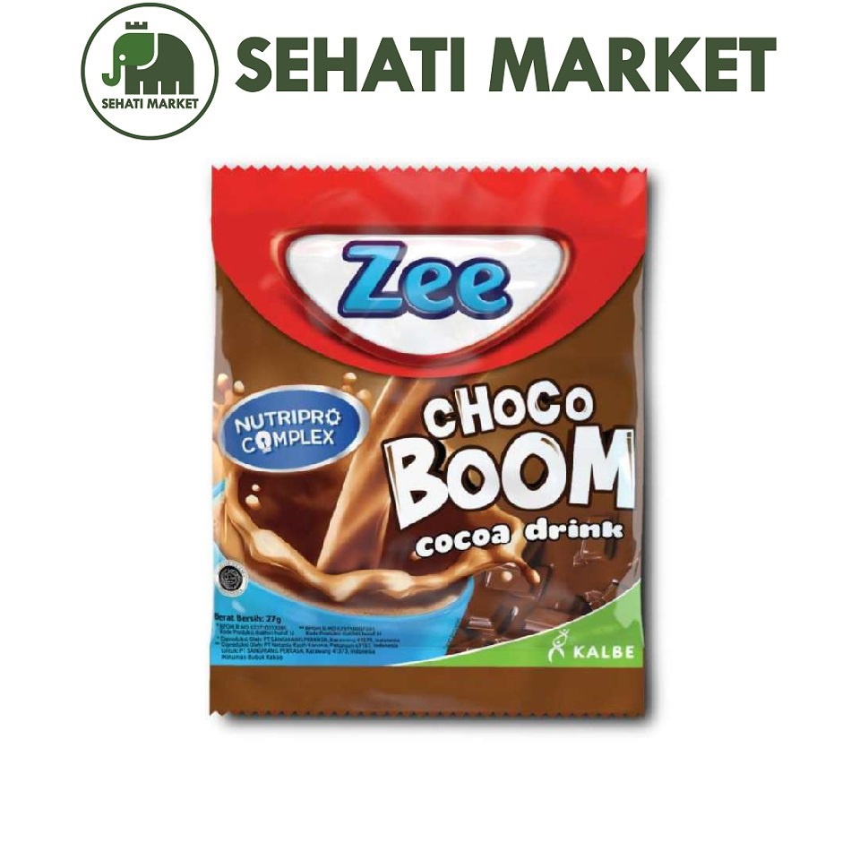Jual ZEE CHOCO BOOM COCOA DRINK SACHET 27g | Shopee Indonesia