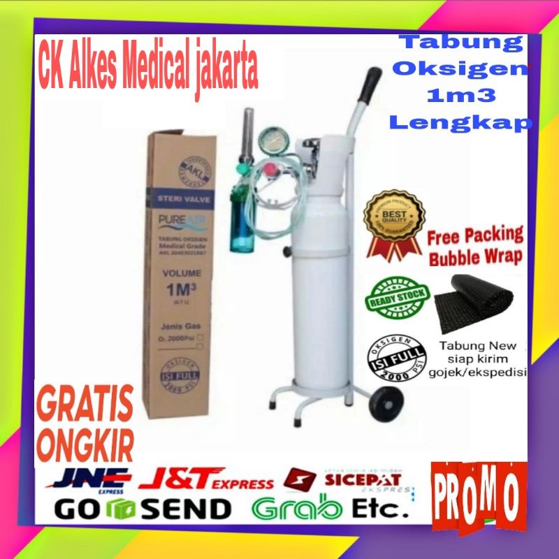Jual Tabung Oksigen 1m3 lengkap murah | Shopee Indonesia
