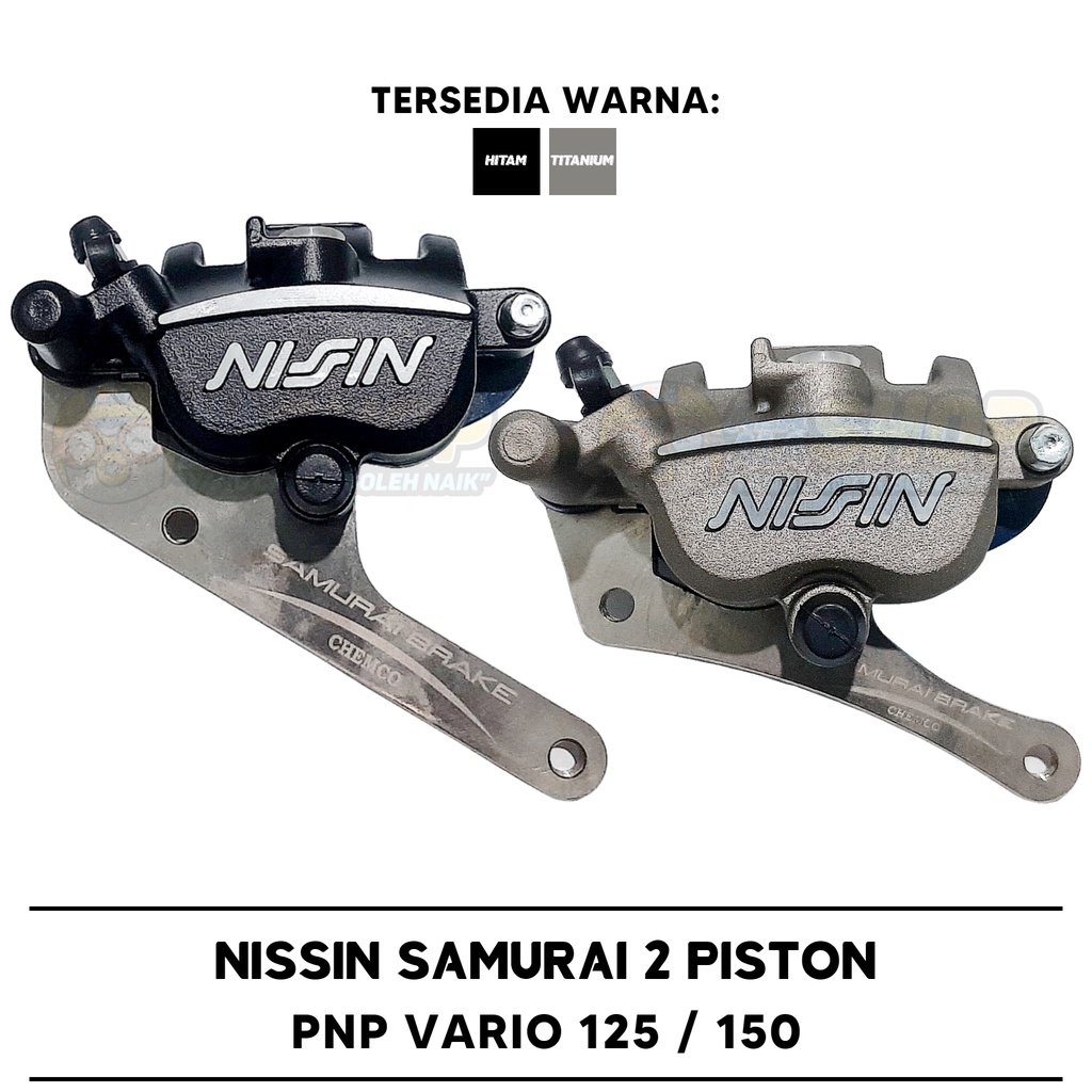 Jual Kaliper Nissin Samurai Brake 2 Piston Original Vario Beat Scoopy Spacy | Shopee Indonesia