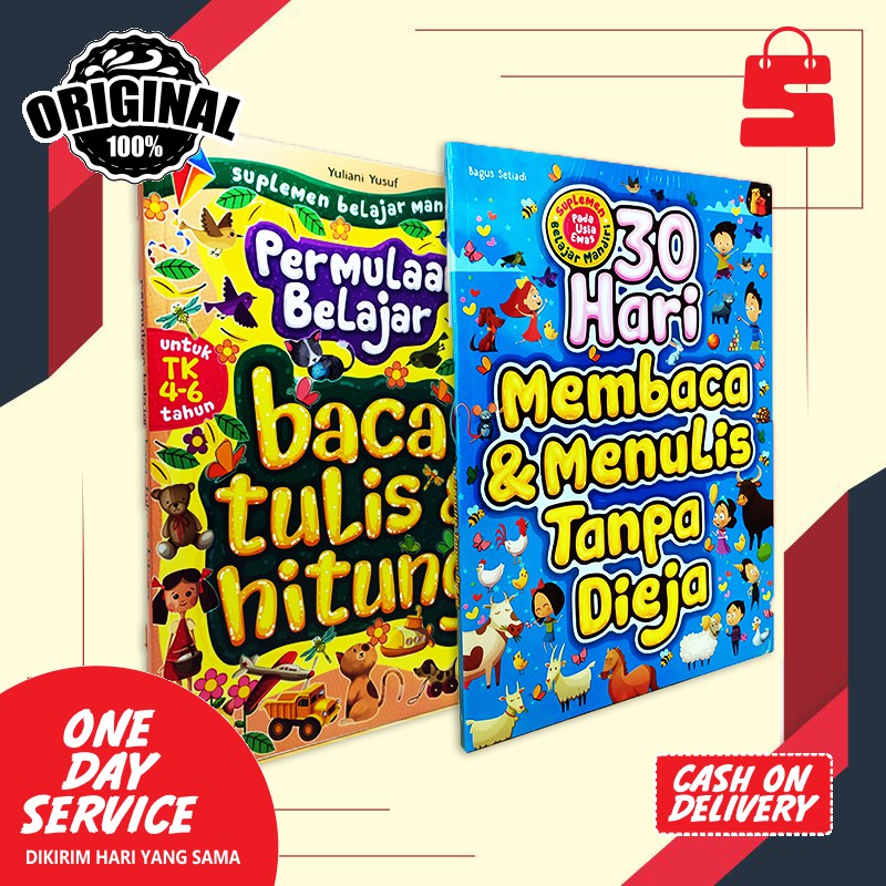 Jual Buku Belajar Membaca Menulis Dan Berhitung Calistung Paket Hemat