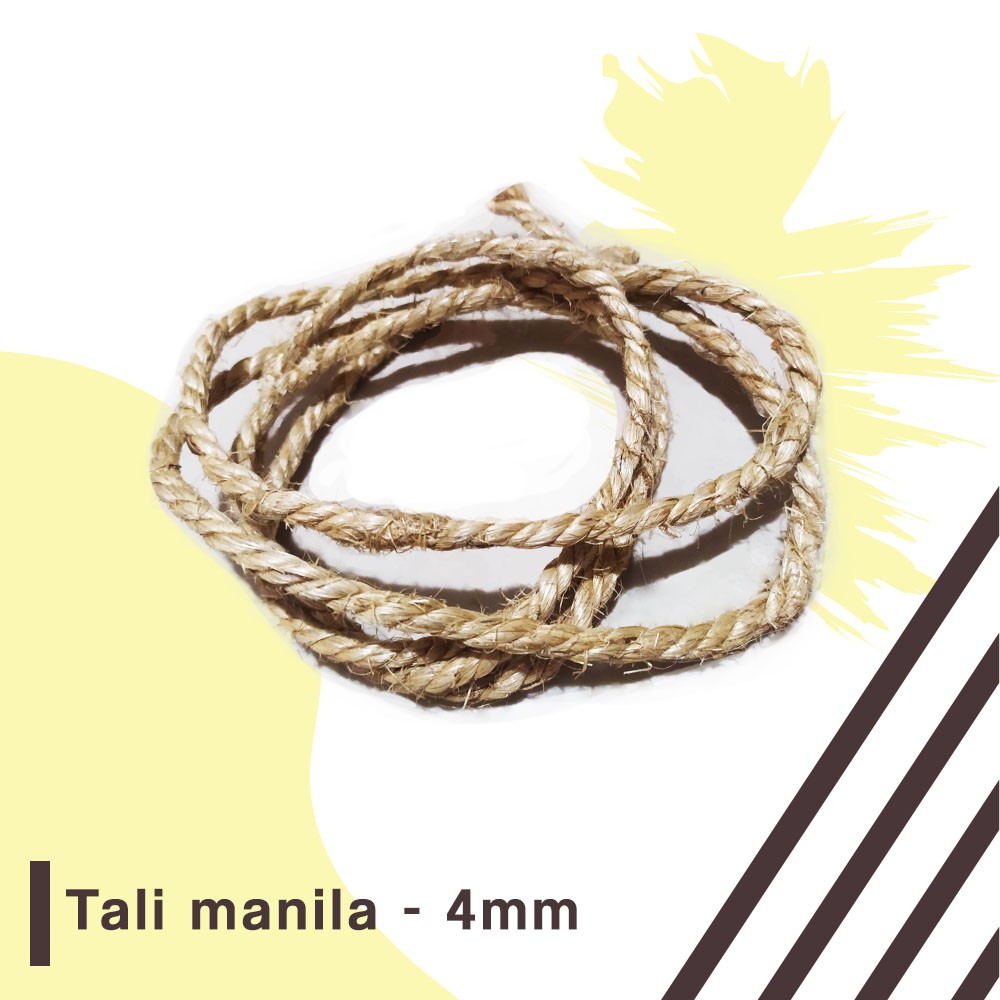 Jual Tali Manila 4 - mm / Tali Garukan Kucing / Tali Tambang Manila ...