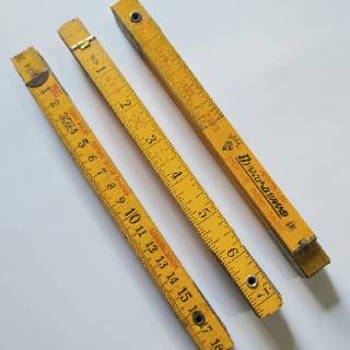 Jual Satu Set Koleksi Meteran Kayu Lipat Jadul 3 Unit | Shopee Indonesia