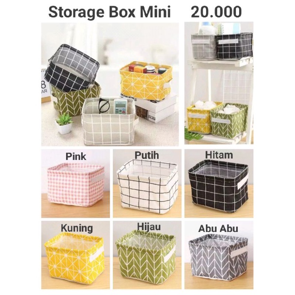 Jual Storage Box Mini / Tempat Penyimpanan | Shopee Indonesia