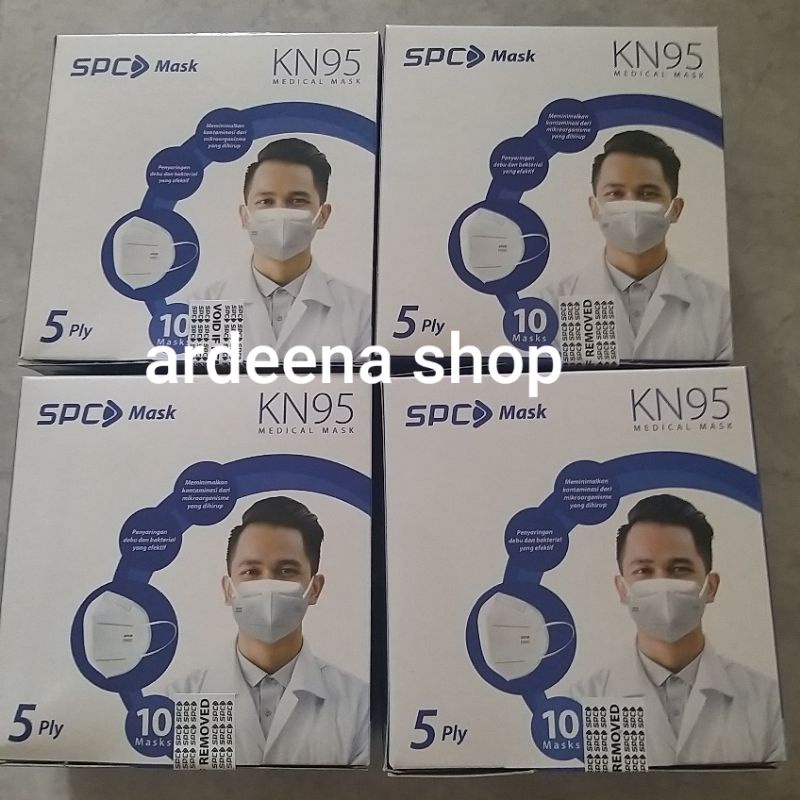 Jual Masker KN95 SPC Mask 5Ply isi 10 pcs | Shopee Indonesia