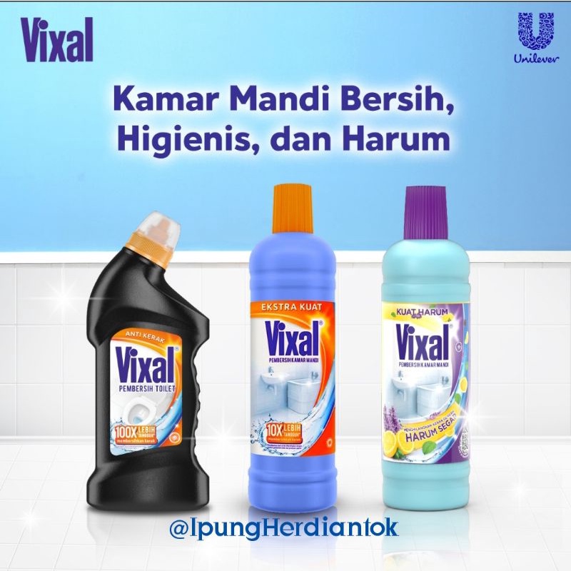 Jual Vixal Pembersih Kamar Mandi / Porselen Botol 750 ml | Shopee Indonesia