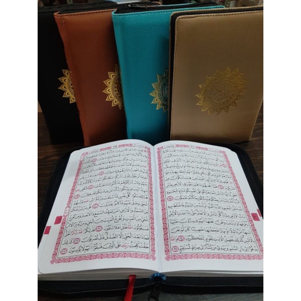 Jual AL QURAN KHOT UTSMANI 15 BARIS COVER KALEP RESELTING AYAT POJOK 2 WARNA | Shopee Indonesia