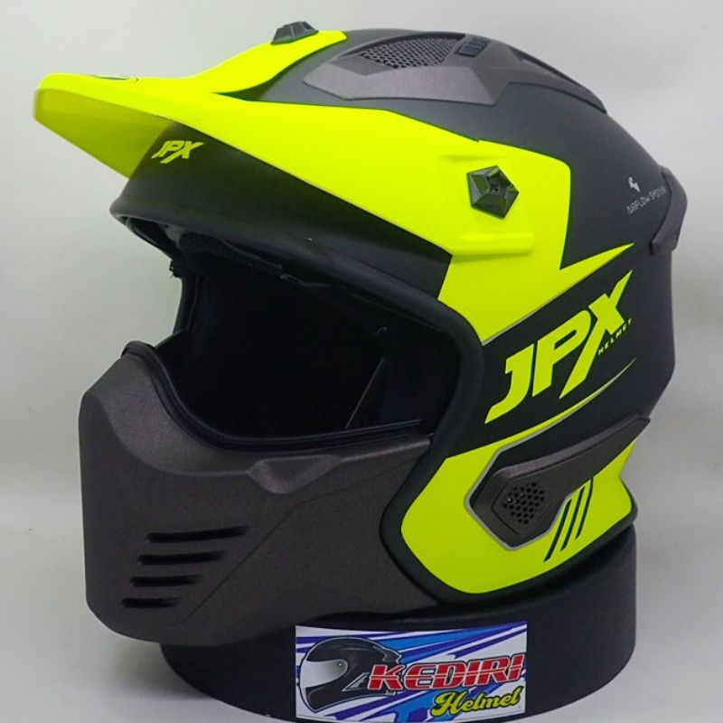 Helm JPX MX 726 R full half face original | Shopee Indonesia