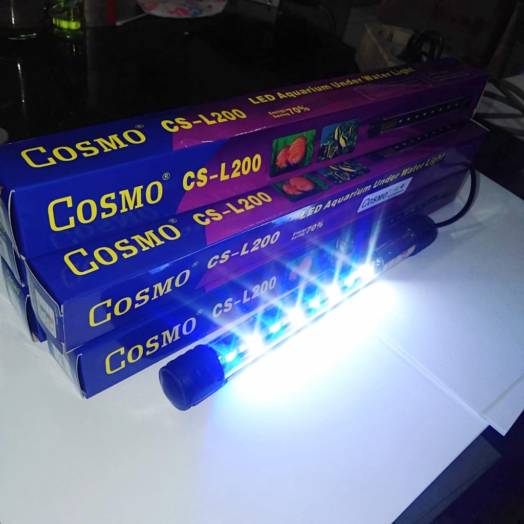 Jual Cosmo CS-L200 LED / Lampu Celup Aquarium | Shopee Indonesia