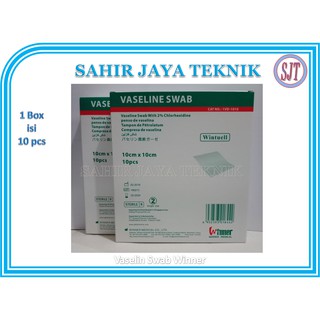 Jual vaseline swab seperti supratul, lomatul harga per 1 lembar ...