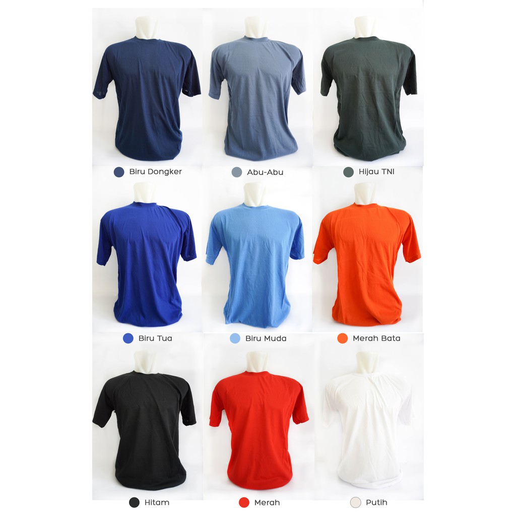 Jual Kaos Polos Lengan Pendek Bahan TC Indonesia|Shopee Indonesia Jual Kaos Polos Lengan Pendek Bahan TC Indonesia|Shopee Indonesia