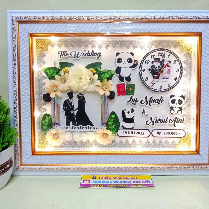 Jual Mahar Pernikahan Panda Mahar Kartun Mahar Karakter Mahar Jam Mahar ...