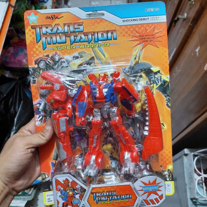 Jual MAINAN ROBOT TRANSFORMER - TRANS MUTATION BISA MENJADI DINOSAURUS ...
