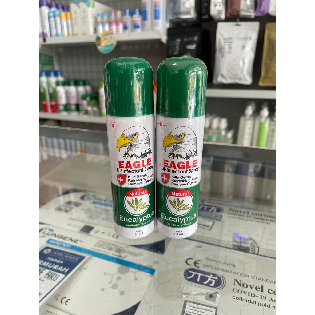 Jual Eagle Disinfectan Spray - Eucalyptus Scent - 50ml | Shopee Indonesia