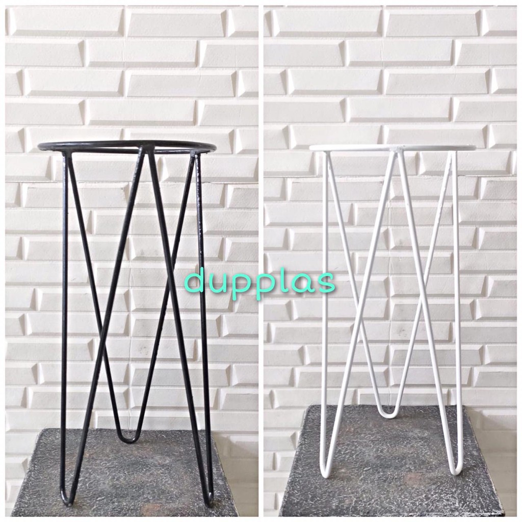 Jual Standing Pot Besi Kaki Tiga T 50cm D 24cm Rak Vas Tanaman ...