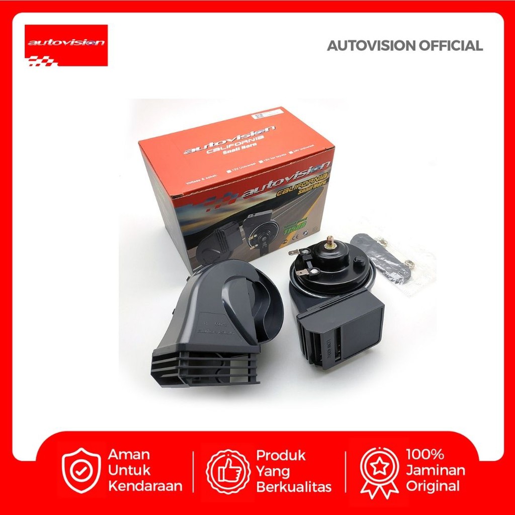 Jual Klakson Mobil Motor Keong Autovision California Snail Horn 12V | Shopee Indonesia