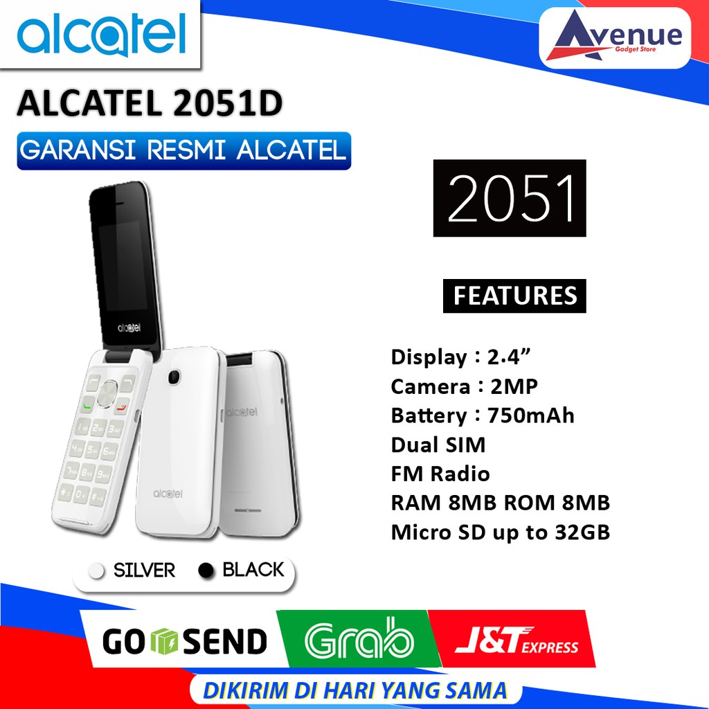 HP ALCATEL 2051D GARANSI RESMI PROMO MURAH | Shopee Indonesia