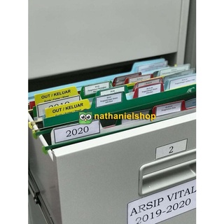 Jual Guide / Sekat Arsip / Dokumen (Peralatan Kearsipan) Isi 15 Lembar ...