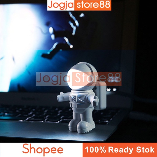 Jual Lampu Dekorasi Tidur LED USB Flexible Desain Spaceman Astronaut 5V ...