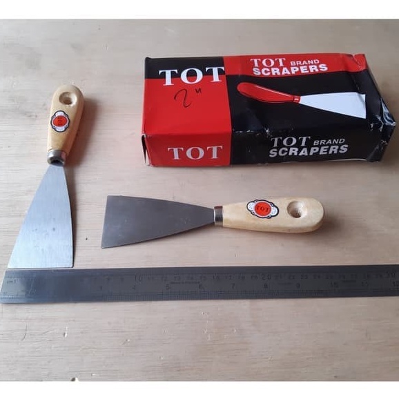 Jual KAPE KAYU 2 INCHI / KEROKAN CAT DINDING TEMBOK LILIN / SCRAPER ...