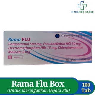 Jual Rama Flu Box isi 100 Tablet - Obat Batuk Dan Flu | Shopee Indonesia