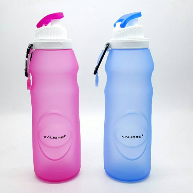Jual Kalibre 994348999 Botol Minum Silikon 500 ml sampai 550 ml Tumbler Foldable Silicone Sports ...