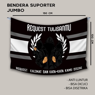 Jual BENDERA SUPORTER JUMBO BEBAS REQUEST | BENDERA KOMUNITAS | BENDERA ...