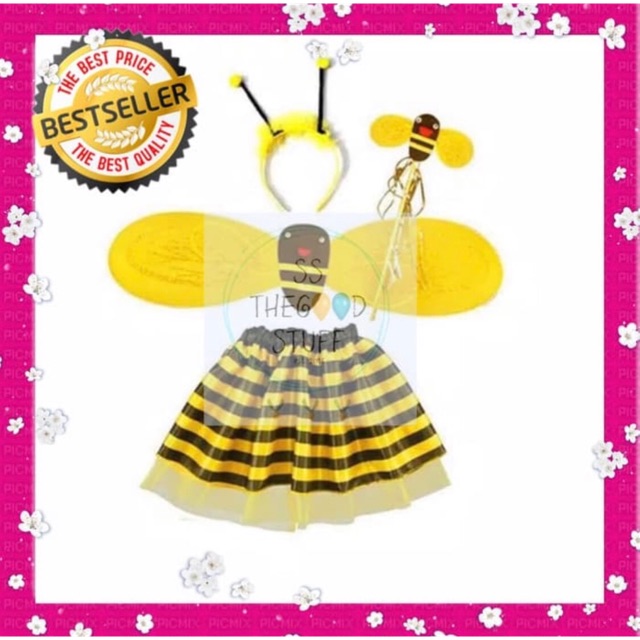 Jual Set Kostum lebah Anak / Kostum lebah Anak Untuk Pesta | Shopee ...
