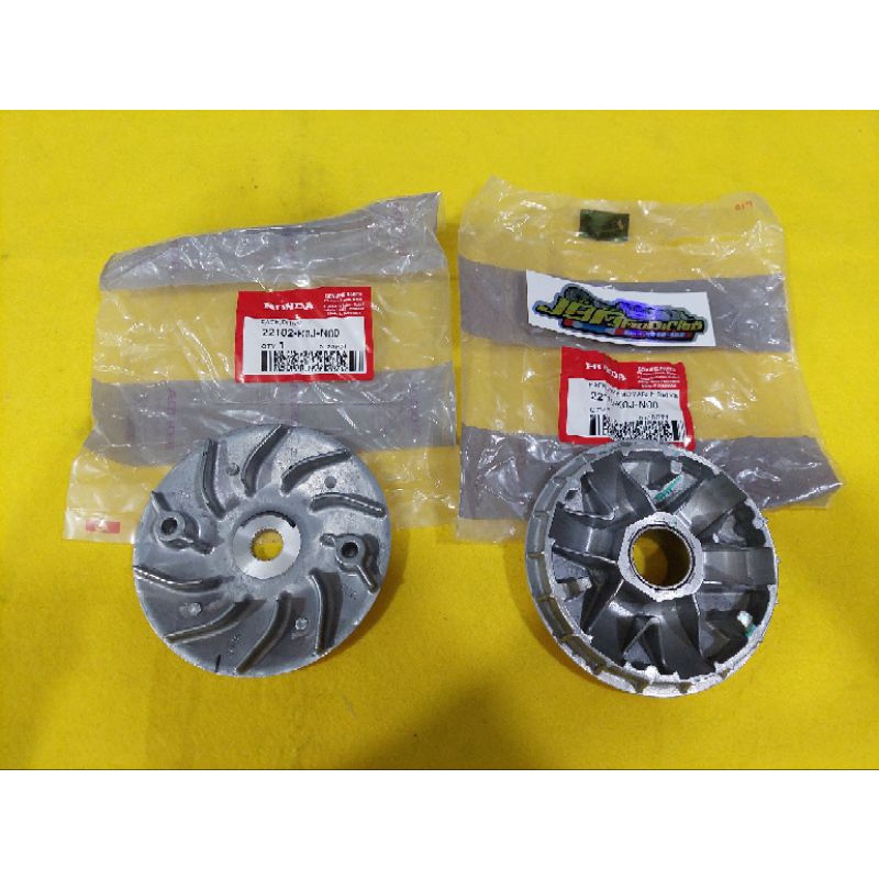 Jual pulley & kipas Genio, Beat Deluxe, Scoopy R12 New Original Honda ...