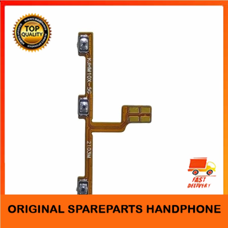 Jual FLEXIBLE FLEKSIBEL ON OFF POWER VOLUME XIAOMI REDMI 10X 5G ORIGINAL | Shopee Indonesia