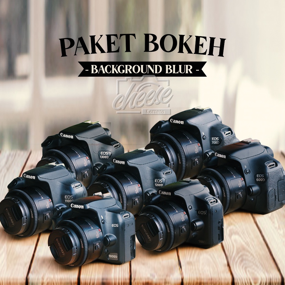 Jual KAMERA CANON VIRAL PAKET BOKEH HASIL BACKGROUND BLUR SIAP PAKAI 500D 1100D 1200D 1300D 600D ...