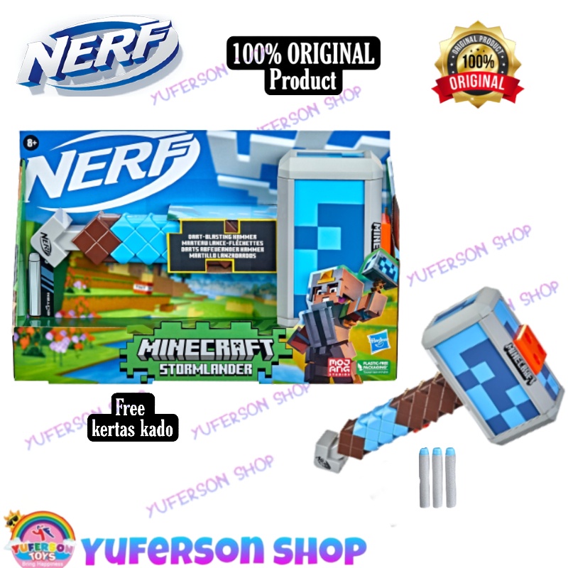 Jual Nerf Minecraft Stormlander NRRF4735 | Shopee Indonesia