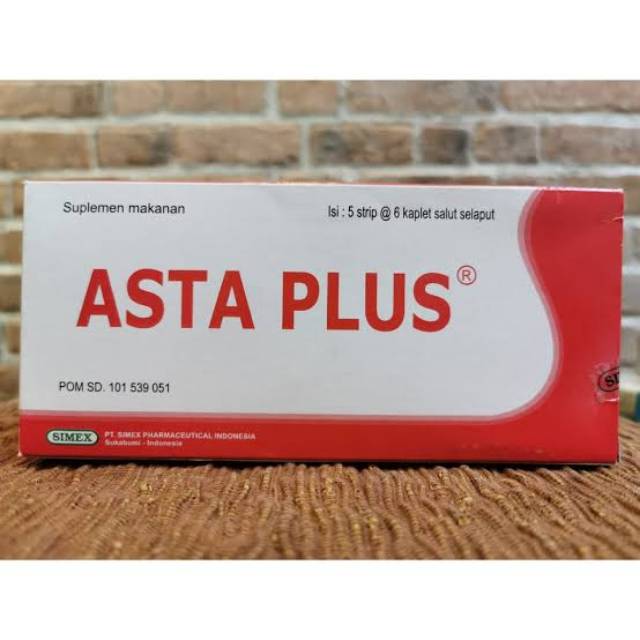 Jual ASTA PLUS isi 30 kaplet | Shopee Indonesia