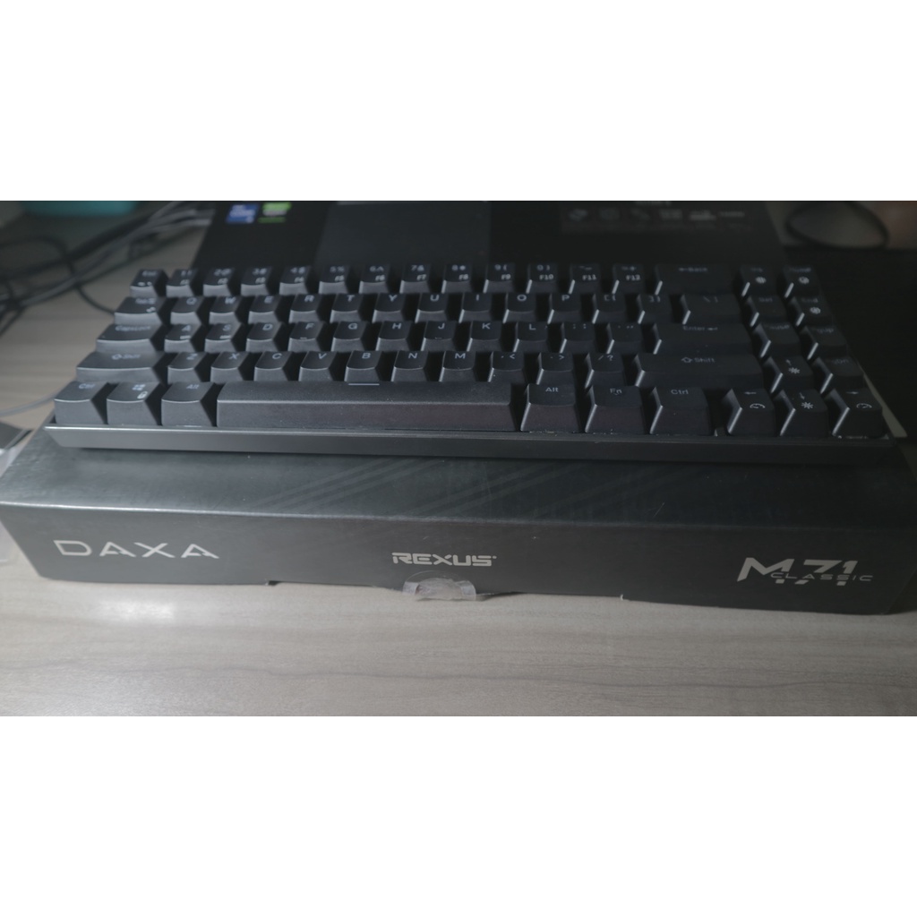 Jual Rexus Keyboard Gaming Mechanical Daxa M71 Classic - Black ...