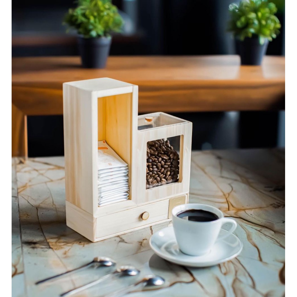 Jual Ren Tea & Coffee Box/Storage Kopi/Storage Teh/Kotak Teh/Kotak Kopi ...