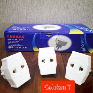 Jual Colokan Listrik Steker T Colokan Cabang 3 Sambungan Listrik SNI ...