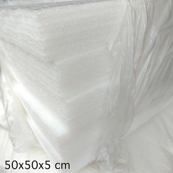 Jual Busa Packing Kemasan 5cm PE Foam / Polybonding / Polyfoam 50x50x5 ...