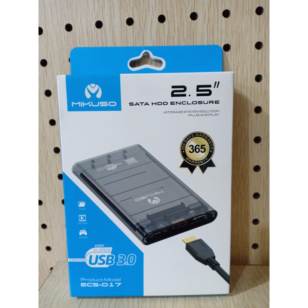 Jual Casing Hardisk External HDD External Case 2.5 USB 3.0 MIKUSO ECS-017 | Shopee Indonesia