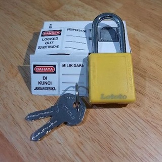 Jual LOTOTO L410 Kuning, Gembok Safety Loto Padlock Safety Lockout ...