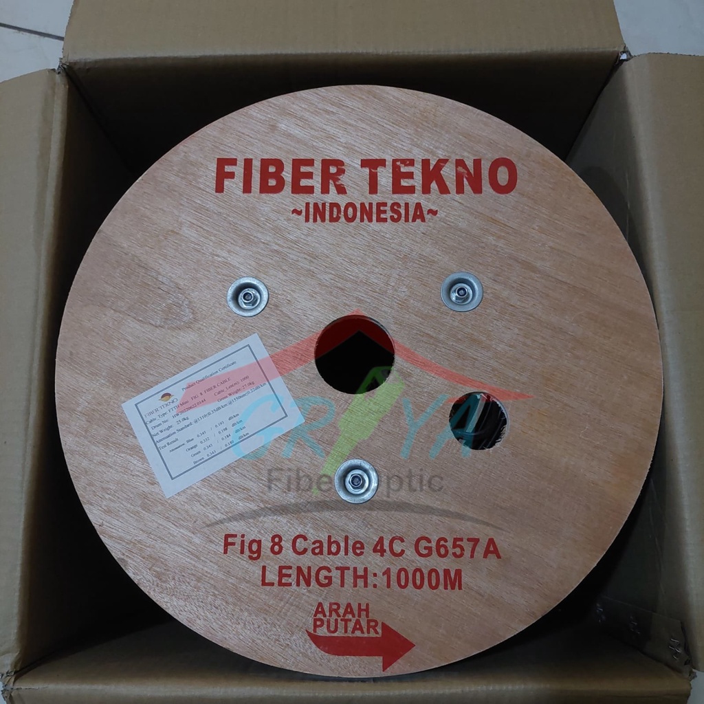 Jual KU Mini 4 Core Fig 8 / Kabel FO bulat 4c Fig8 Panjang 1km Fiber ... Jual KU Mini 4 Core Fig 8 / Kabel FO bulat 4c Fig8 Panjang 1km Fiber ...