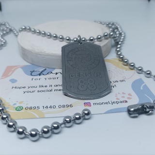 Jual Kalung Logo DENSUS 88(Stainless Asli) | Shopee Indonesia