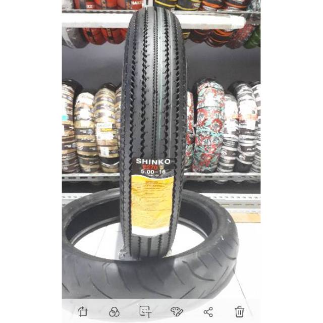 Jual Ban SHINKO E270 Super Classic 5.00 Ring 16 For Japstyle Bratstyle ...