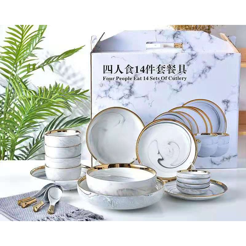 Jual MARBLE PLATE GREY 18SET FOR 4PAX (PIRING MARBLE) | Shopee Indonesia