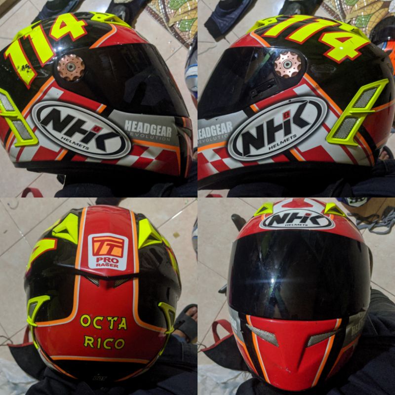 Jual Macam" Helm FULL FACE, Helm Balap, Helm Roadrace | Shopee Indonesia
