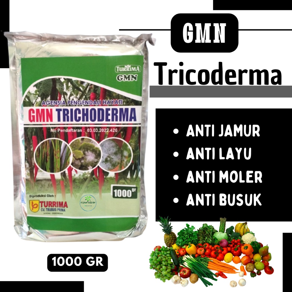Jual Pupuk Tricoderma Fungisida Hayati 1 Kg Pengurai Kompos Organik, Anti Busuk Buah dan Pangkal ...