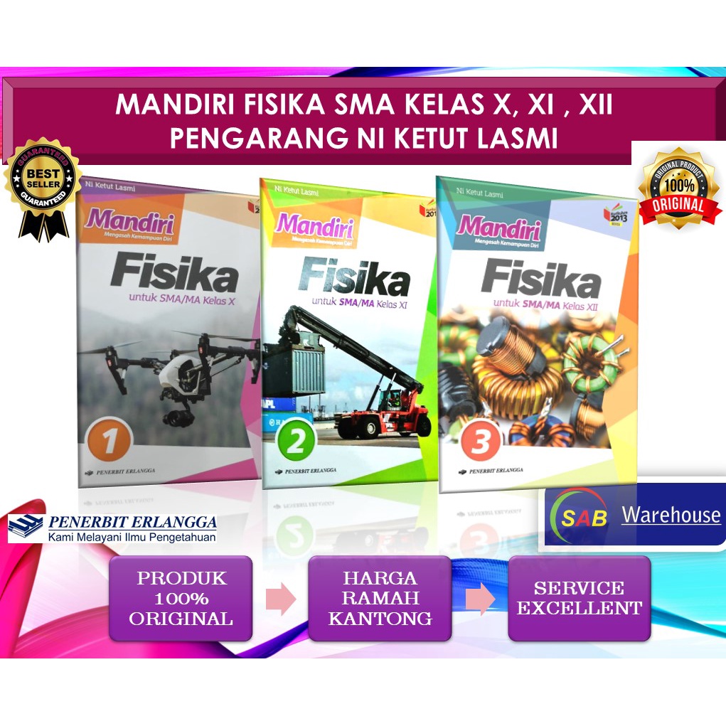Jual BUKU MANDIRI FISIKA SMA MA KELAS 10 11 & 12 K13N | Shopee Indonesia